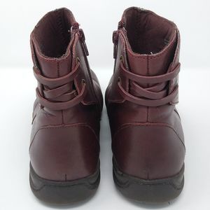 Clarks | Shoes | Clarks Collection Chestnut Brown Leather Pleated ...